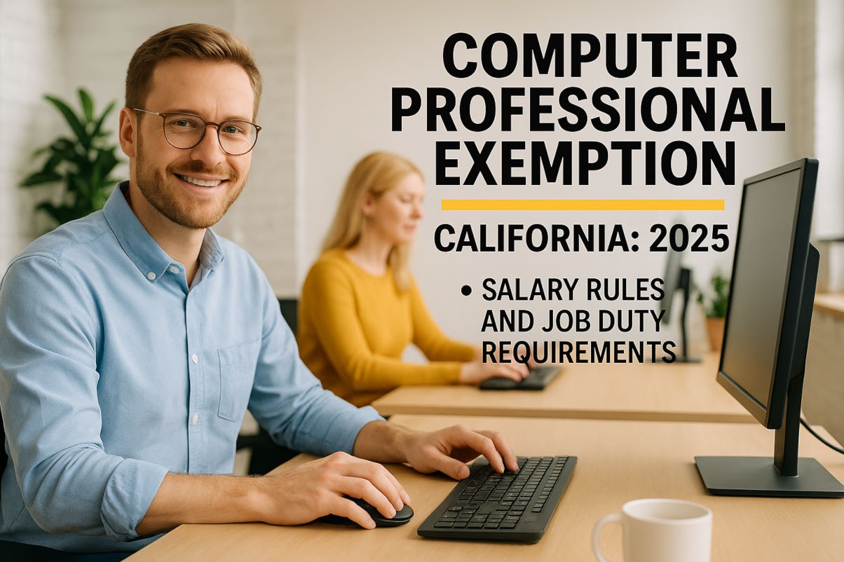 Computer Professional Exemption California: 2025 Salary Rules and Job ...