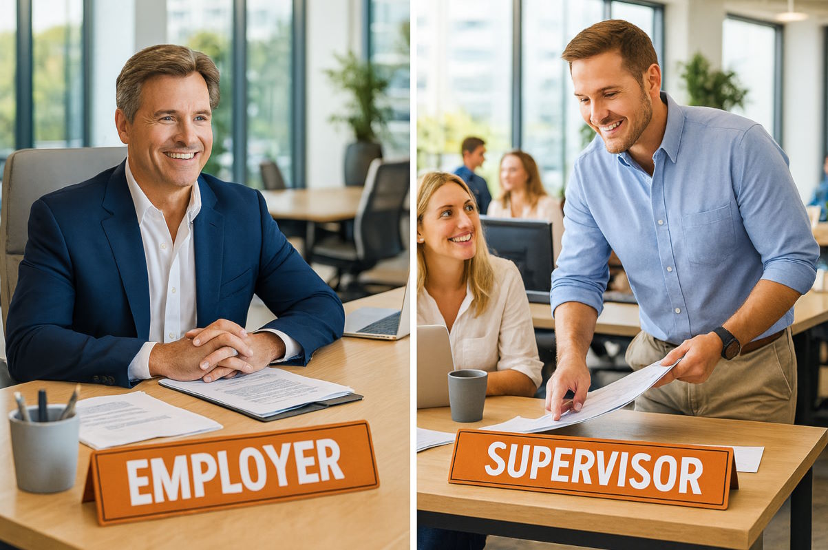 Employer vs Supervisor: Differences in Roles and Responsibilities - Nakase Law Firm