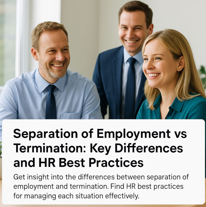 Separation of Employment vs Termination: Key Differences and HR Best Practices - Nakase Law Firm