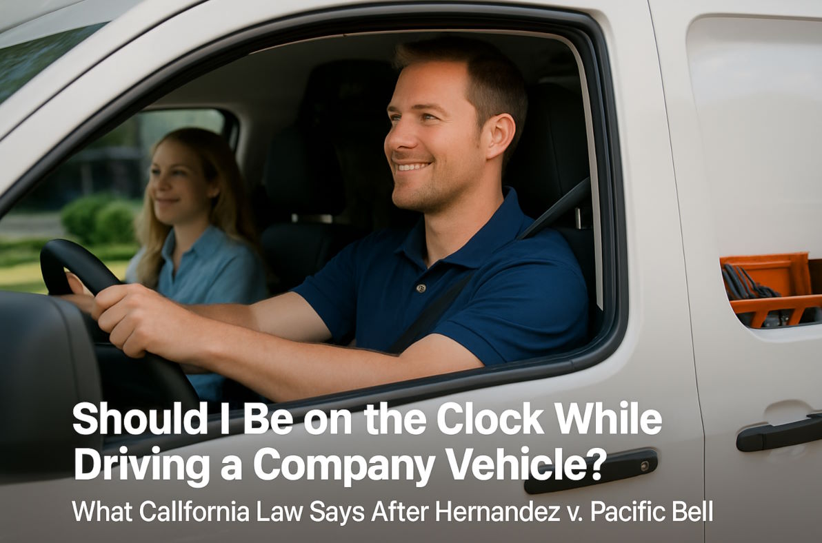 Should I Be on the Clock While Driving a Company Vehicle? What ...